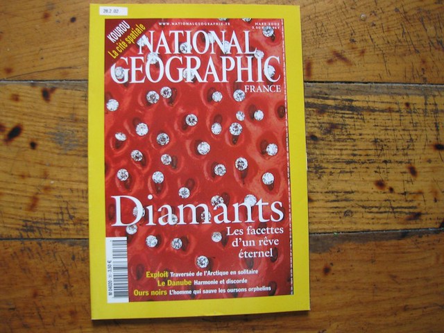 NATIONAL GEOGRAPHIC MARS 2002 - DIAMANTS
