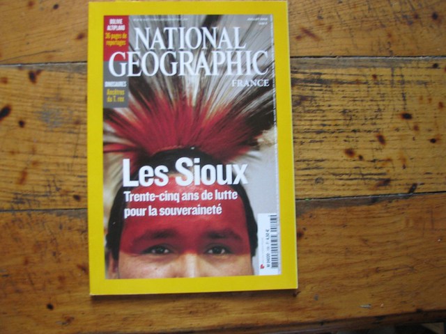 NATIONAL GEOGRAPHIC JULLET 2008 - LES SIOUX