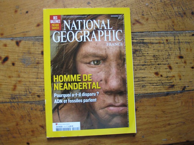 NATIONAL GEOGRAPHIC NOVEMBRE 2008 JP,,E DE NEAMDERTAL