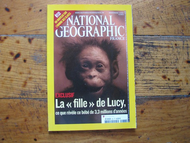 NATIONAL GEOGRAPHIC NOVEMBRE 2006 EXCLUSIF LA FILLE DE
