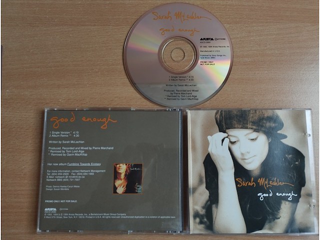 Sarah McLachlan - Good Enough (single cd)