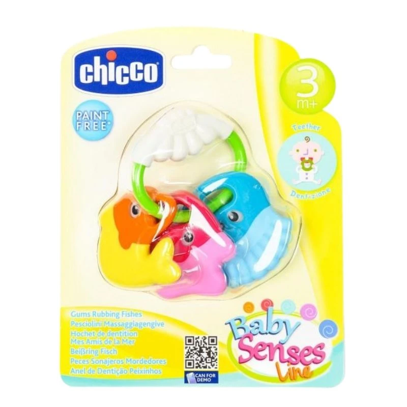 Chicco Toys zvečka / glodalica za bebe Ribice