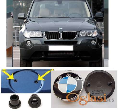 BMW ALU znak haube X3 E83 originalni reljefni
