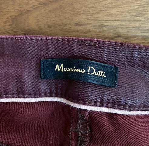 Massimo Dutti slim fit pantalone 36 vel
