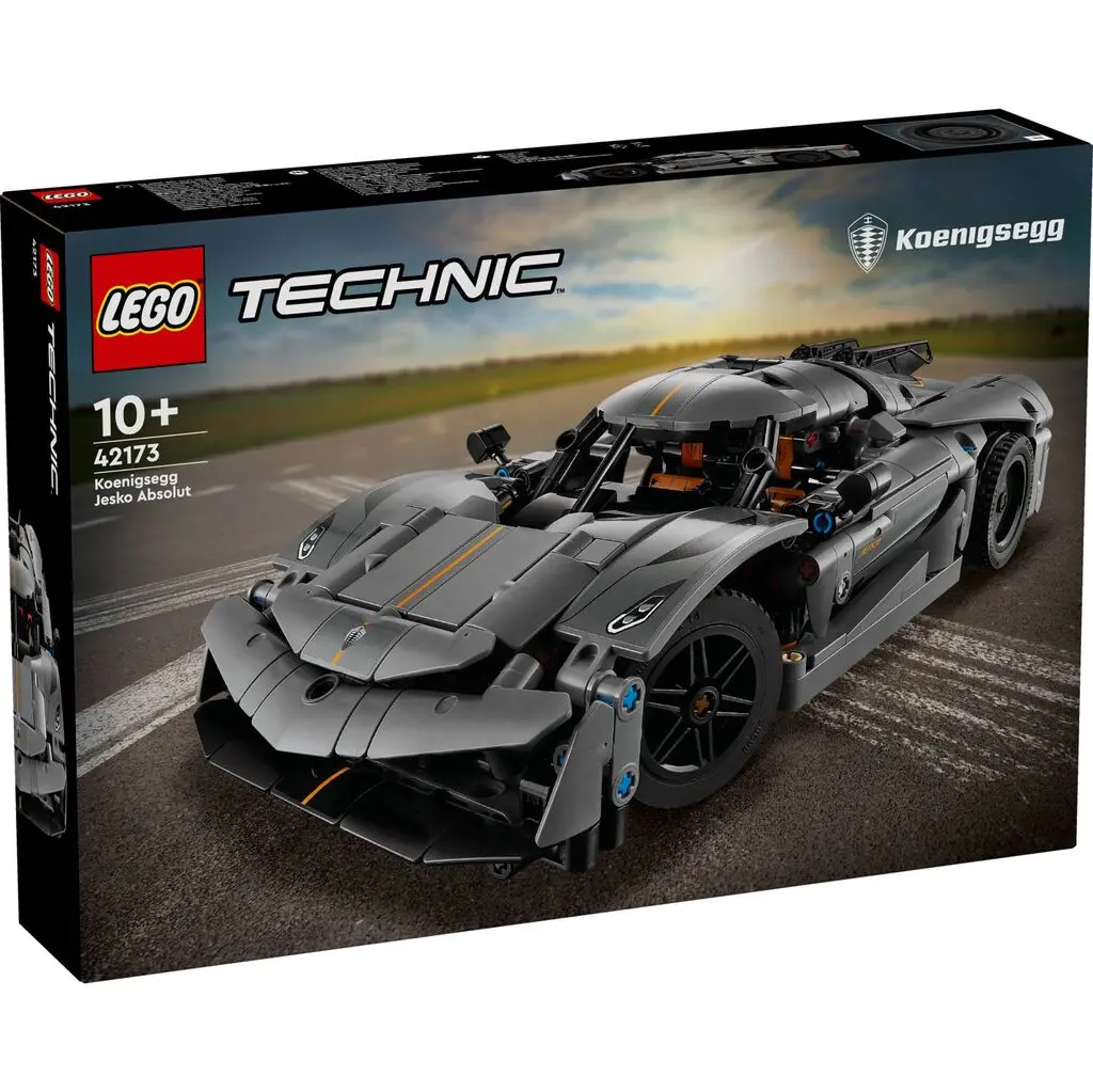 LEGO igračka LEGO kockice Tehnika Kenigseg Јesko Apsolut sivi hiper automobil 10+