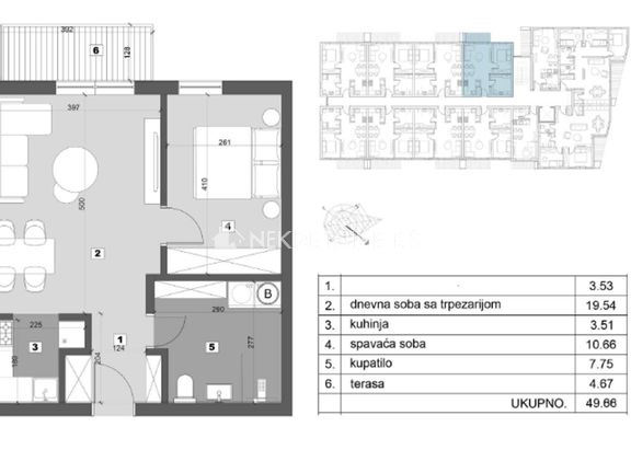 Prodaja, stan dvosoban, Stara Pazova Stari Banovci
