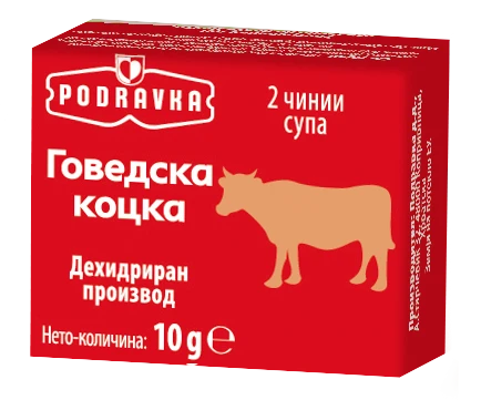 PODRAVKA goveđa kocka 10g