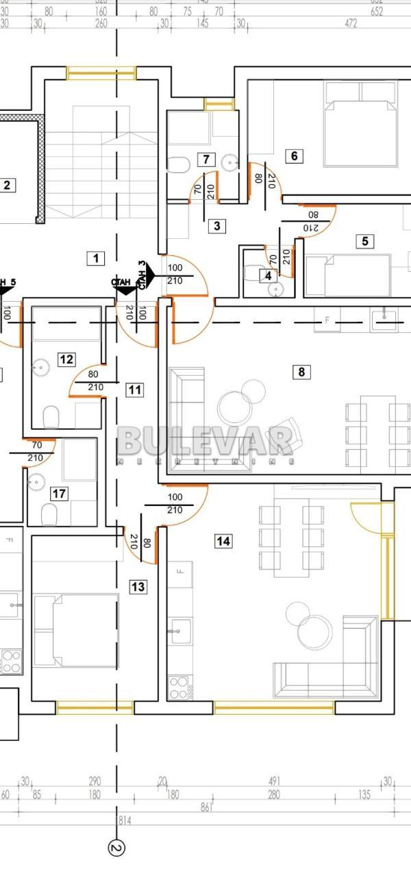dr Dragutina Petkovića, Dvosoban stan na prodaju, 48m2, 84.200€