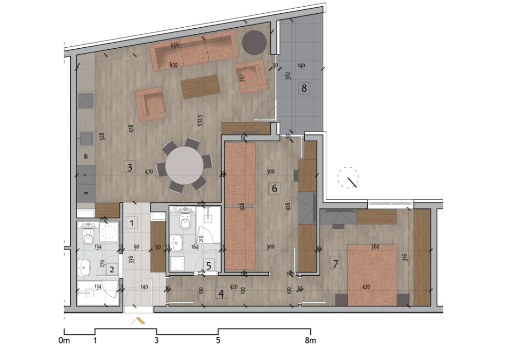 Trosoban stan na prodaju, 76.23m2, 190.575€