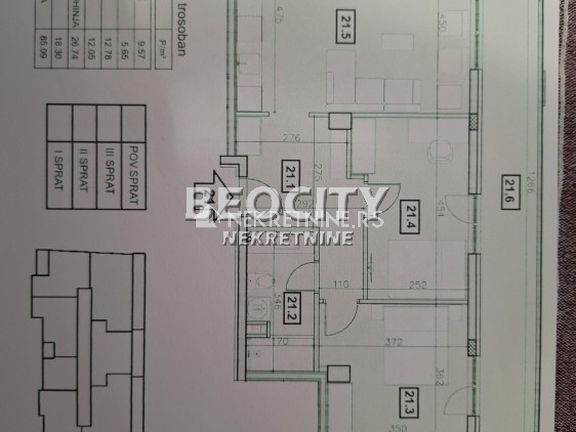 Novi Beograd, Bežanijska kosa, Pere Segedinca, 3.0, 85m2, 299516EUR
