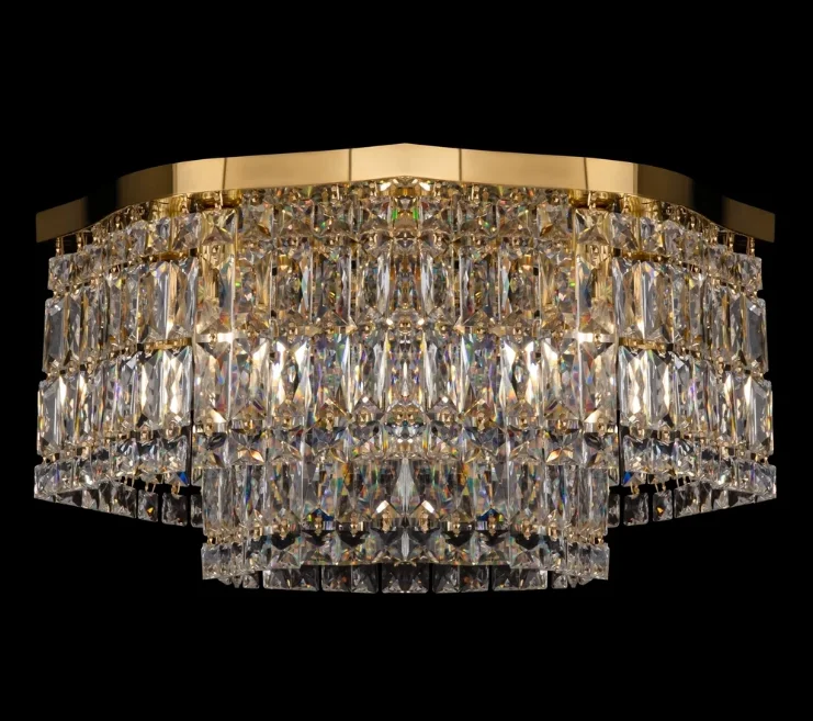 Maytoni Dune plafonska lampa zlatna-staklo E14x6 60W