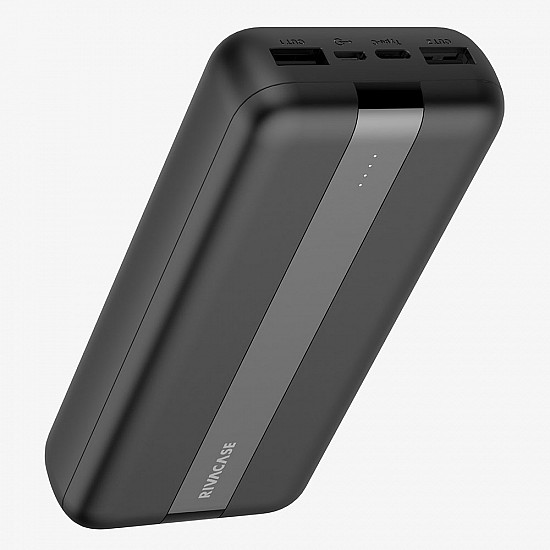 RIVACASE POWER BANK VA 2081 20000MAH, CRNI