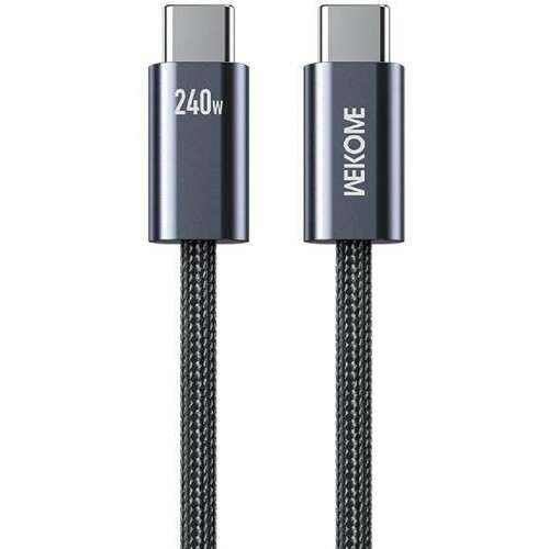 WEKOME WDC-23 Kabl 3.1 USB TIP C M/M 1m 240W/480Mb Crni