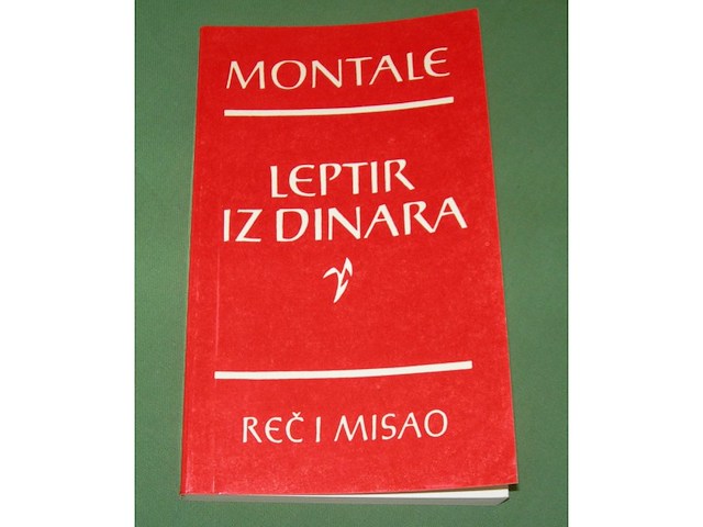 Leptir iz dinara - Euđenio Montale