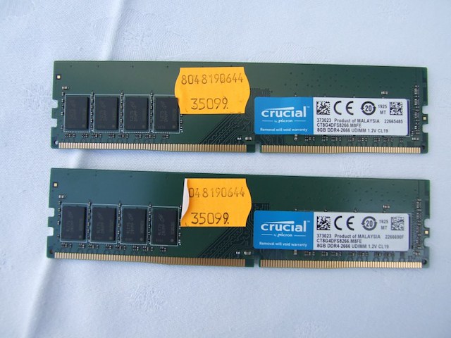 Crucial 16Gb DDR4 2666MHz