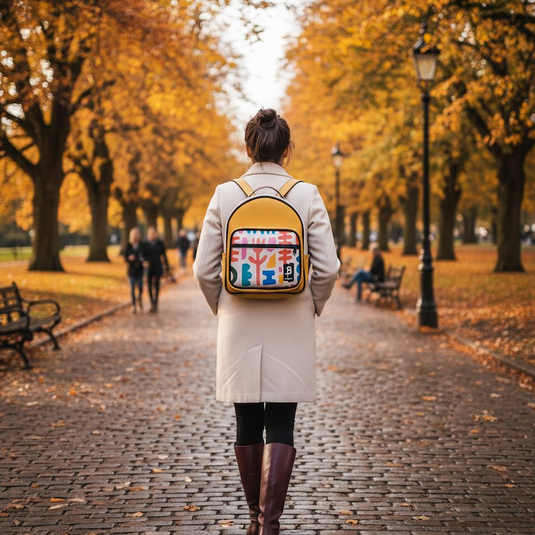 Color Block Backpack 008