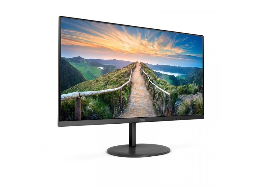 Monitor AOC Q24V4EA 23.8"/IPS/2560X1440/75Hz/4 ms GtG/HDMI,DP/Adaptive Sync/VESA/zvucnici/crna