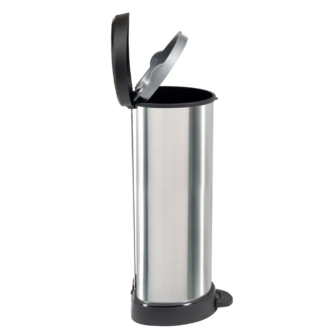 Curver Kanta Deco Bin, 40 l, Srebrna