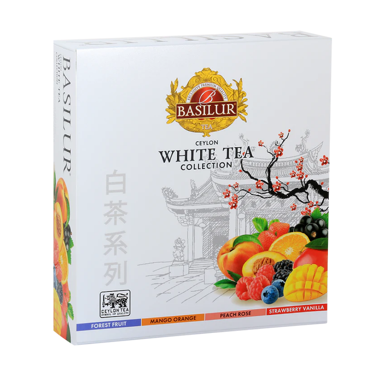 Basilur White Tea Collection Assorted- 4 ukusa 40×1