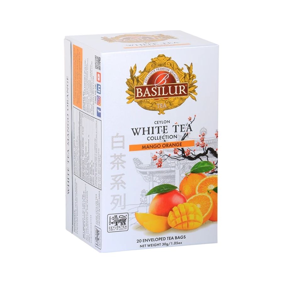 Basilur White Tea Collection- Mango i Pomorandža 20×1