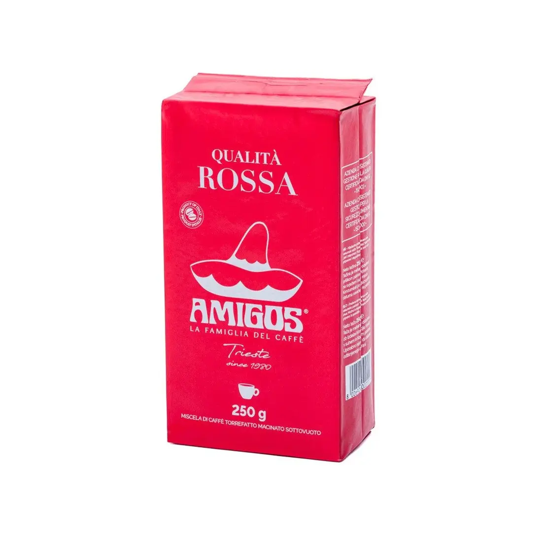 Amigos Mlevena kafa Qualita Rossa, 250 g