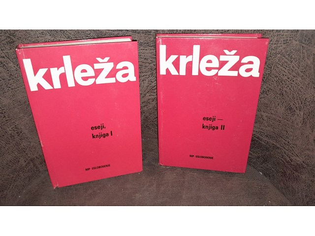 Eseji 1-2, Krleža