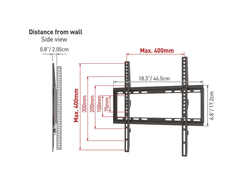 BARKAN E307.B LCD TV zidni nosač 13-65 inča