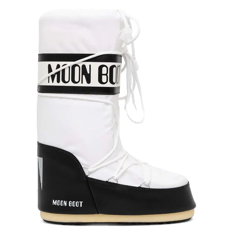 MOON BOOT Ženske ski čizme MB Icon Nylon, Crno - bele