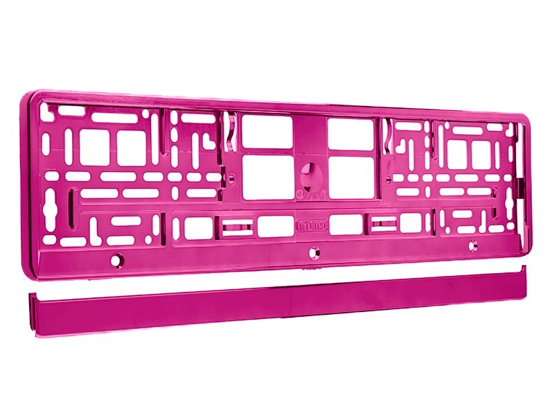 CARMOTION METALIZOVAN ROZI RAM ZA TABLICE / 1KOM.