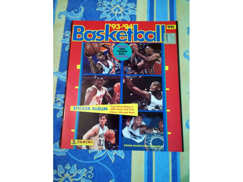 Panini NBA Basketball 93-94 prazan album