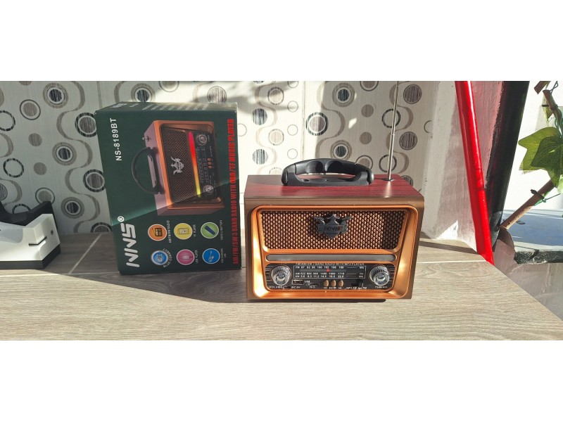 RETRO RADIO - NOVO (Radio - USB - Bluethoot - Tip c)