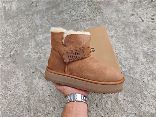 UGG Mini Bailey Graphic, Brown; Ugg Braon Cizme