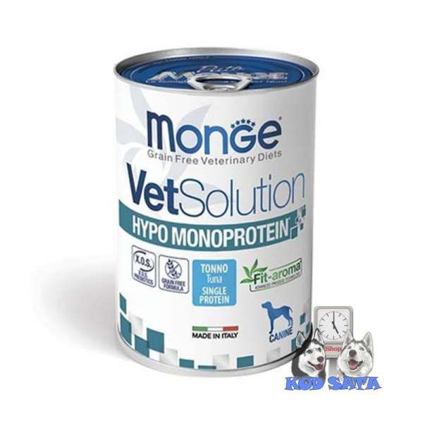 AKCIJA VetSolution Hypo Konzerva Za Pse Sklone Alergijama, Tuna 400g