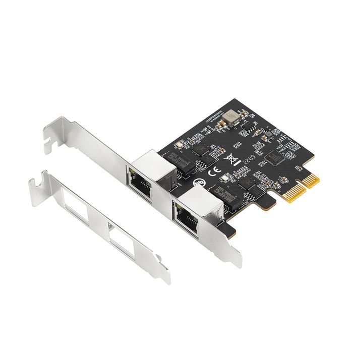 PCI-Express kontroler 2-port 2.5 Gigabit Ethernet (Realtek 8125B)