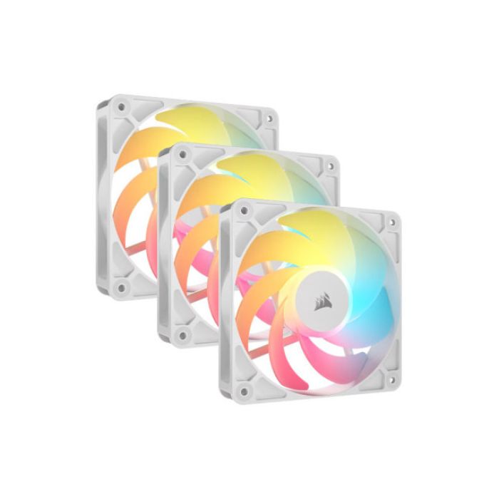 Ventilatori Corsair 3x RS120-R ARGB 120mm PWM-Triple Pack - White, CO-9050197-WW