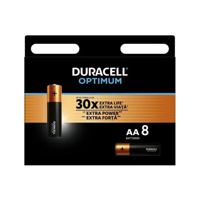 Baterija Duracell Optimum AA (pak 8 kom), nepunjiva