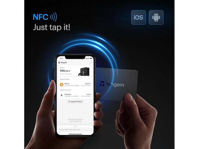 Akcija Nov Kripto Novcanik TANGEM Wallet 2.0 + Pokloni