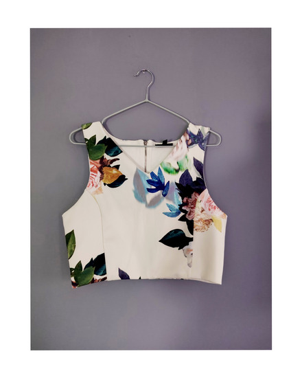 Top Shop predivan floralni crop