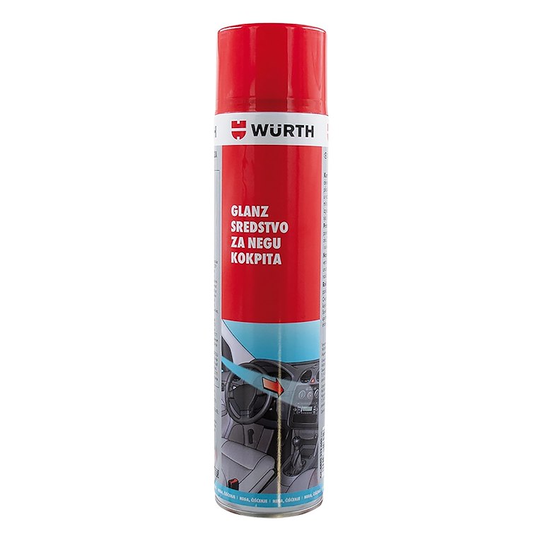 WURTH kokpit sprej 600ml Glanz