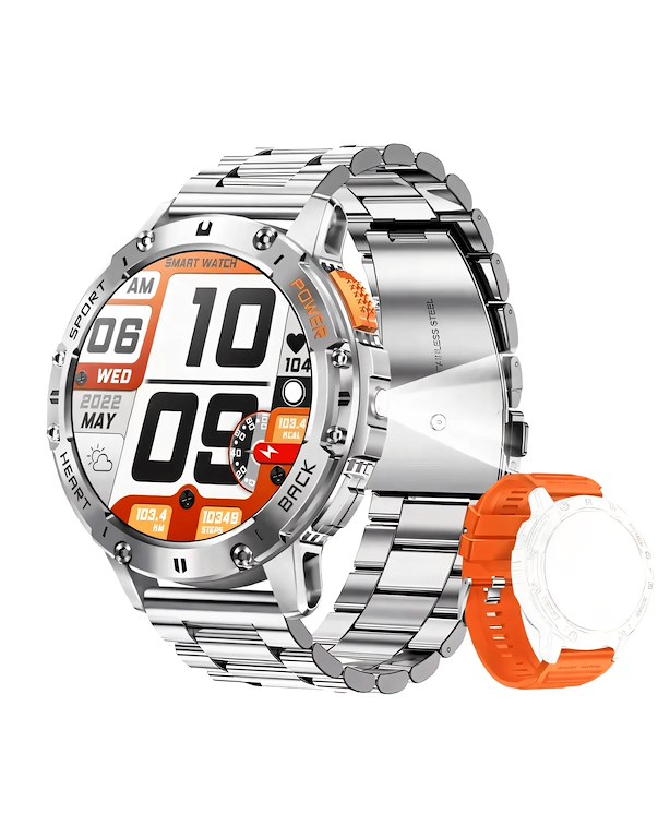 Muski pametni sat Military K65 Orange ⌚️