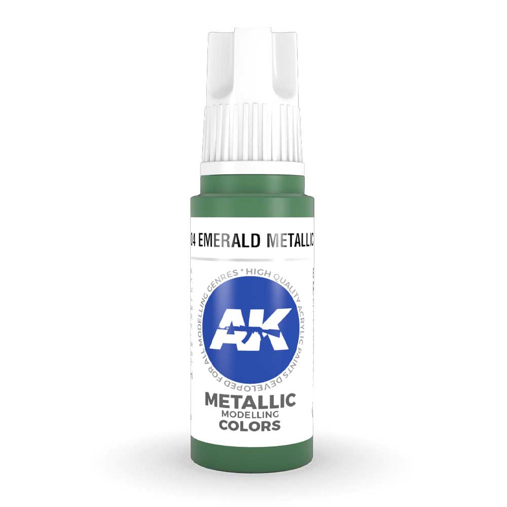 3GEN Acrylic Emerald Metallic Green 17ml