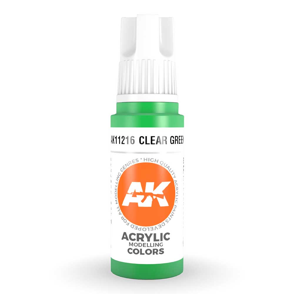 3GEN Acrylic Clear Green 17ml