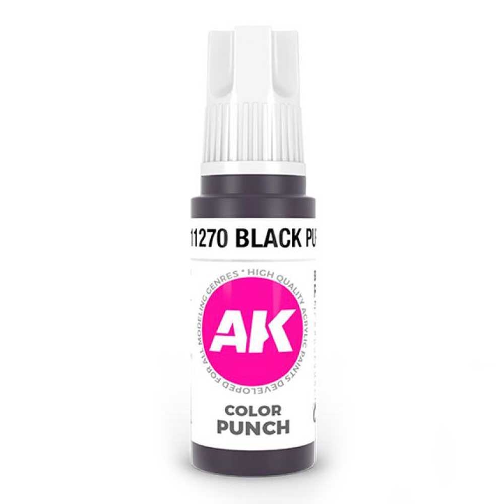 3GEN Acrylic Black Puprple COLOR PUNCH 17 ml