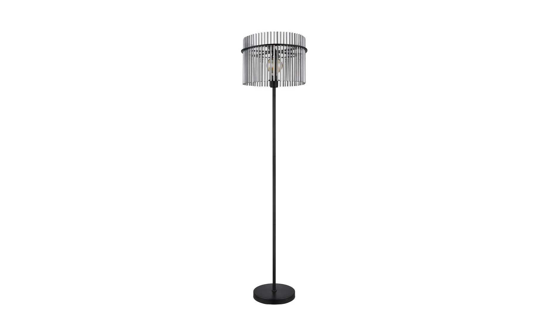 Podna lampa Gorely crna