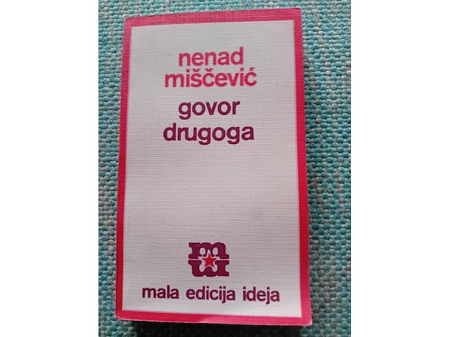Nenad Miščević Govor drugoga