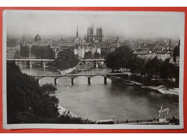 PARIS.. PUTOVALA ZA BEOGRAD 1936.GODINE