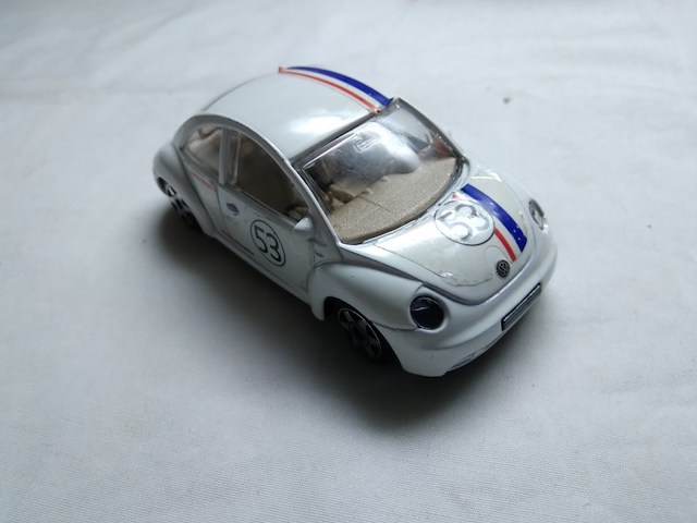 Burago VW New Beetle Herbie 1:43,Made in Italy.Odlično