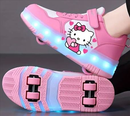 Patike sa točkićima ili bez, Hello Kitty,ima broje