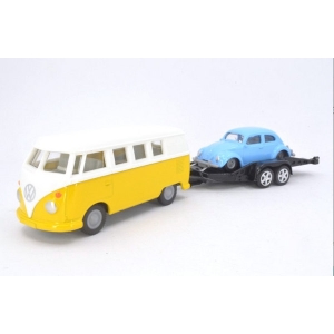 VW T1 with Trailer and Beetle