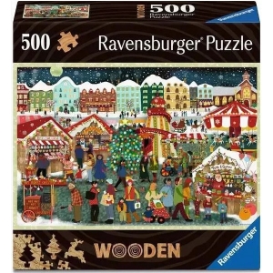 Ravensburger puzzle (slagalice) - Božićna slagalica od drveta